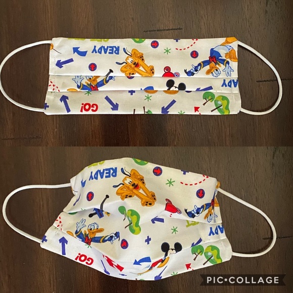 Other | Disney Mickey Pluto Donald Duck Face Mask | Poshmark